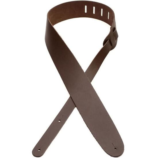 02 1/2 Inch Gtr Strap Leather Brown – Pony Music